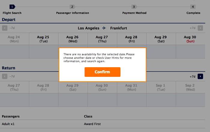 Great Updates To ANA Award Search Tool - One Mile at a Time