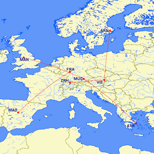 5 Coolest Fifth Freedom Routes In Europe - One Mile at a Time