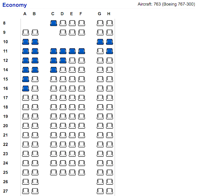 Whoa: TACV Operates A Leased 767 With Flat Beds Between Praia & Boston ...