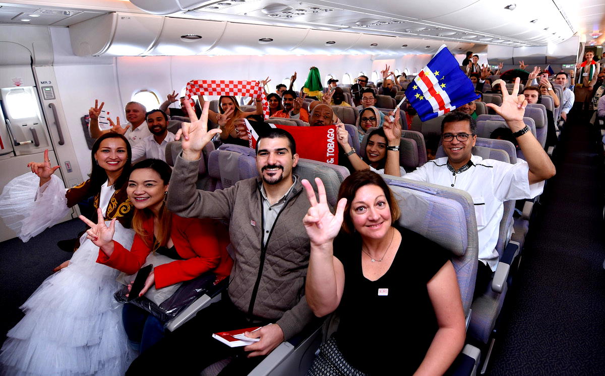 Emirates World Record: Most Nationalities On A Flight - One Mile at a Time