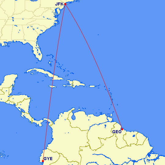 Eastern Airlines' Strange New Domestic Route - One Mile at a Time