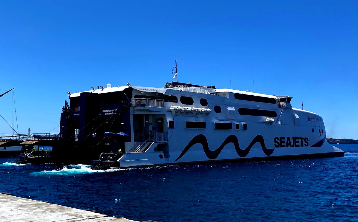 Review: SeaJets Ferries Greece - One Mile at a Time
