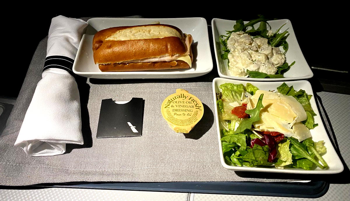 Thoughts On Recent Domestic First Class Meals - One Mile at a Time