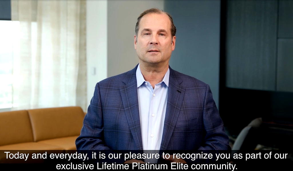 Marriott Bonvoy's "Lifetime Journey" Website - One Mile at a Time