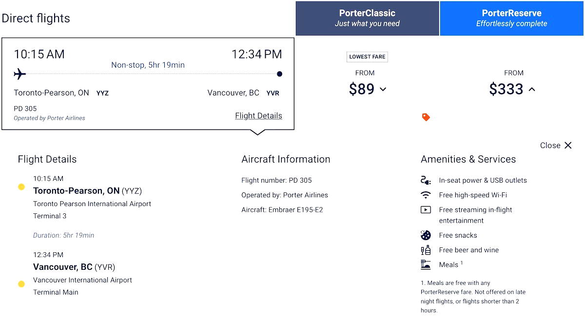 Revealed: Porter's First Embraer E195-E2 Routes - One Mile at a Time