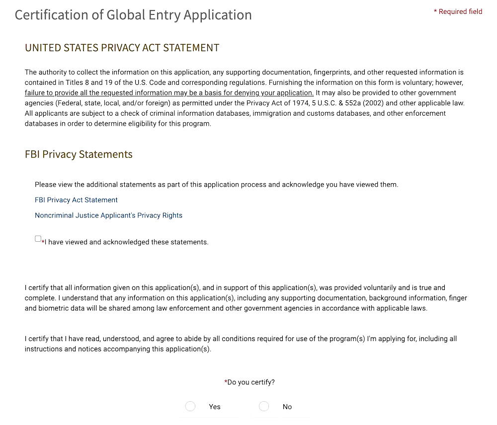 How To Apply For Global Entry: Step-By-Step Guide - One Mile at a Time