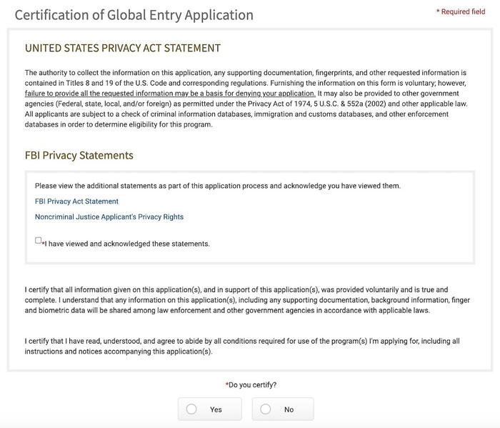 How To Apply For Global Entry: Step-By-Step Guide - One Mile at a Time