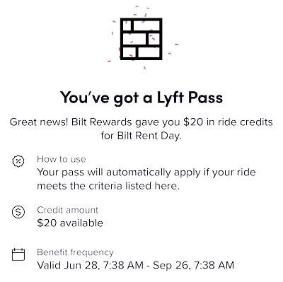 Bilt Rent Day Promotion July 2023: Up To $25 Lyft Credit - One Mile at ...
