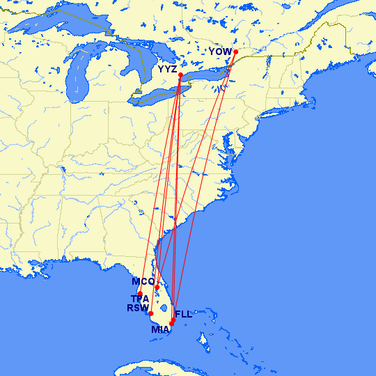 Porter Airlines Expands To Florida With Seven Routes - One Mile at a Time