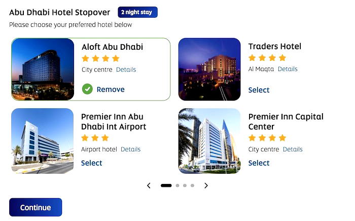 Etihad's Free Abu Dhabi Stopover Hotel Program - One Mile at a Time