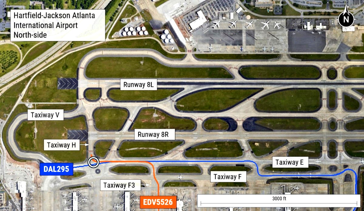 Delta A350 Slices Tail Off Regional Jet In Atlanta: How It Happened ...