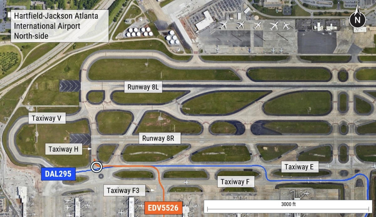 Delta A350 Slices Tail Off Regional Jet In Atlanta: How It Happened ...