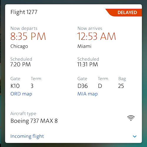 My American Same Day Confirmed Change Frustration, With Happy Ending ...