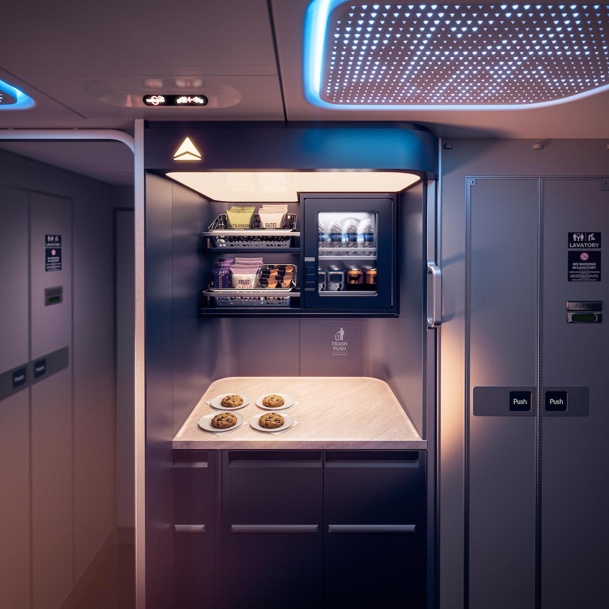 Unveiled: New Delta One Business Class Suites For Airbus A350-1000 ...