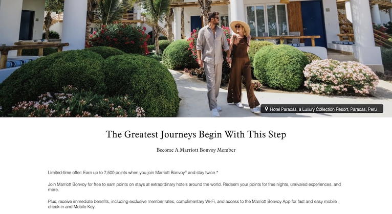 Marriott Bonvoy New Member Bonus Of Up To 7,500 Points - One Mile at a Time