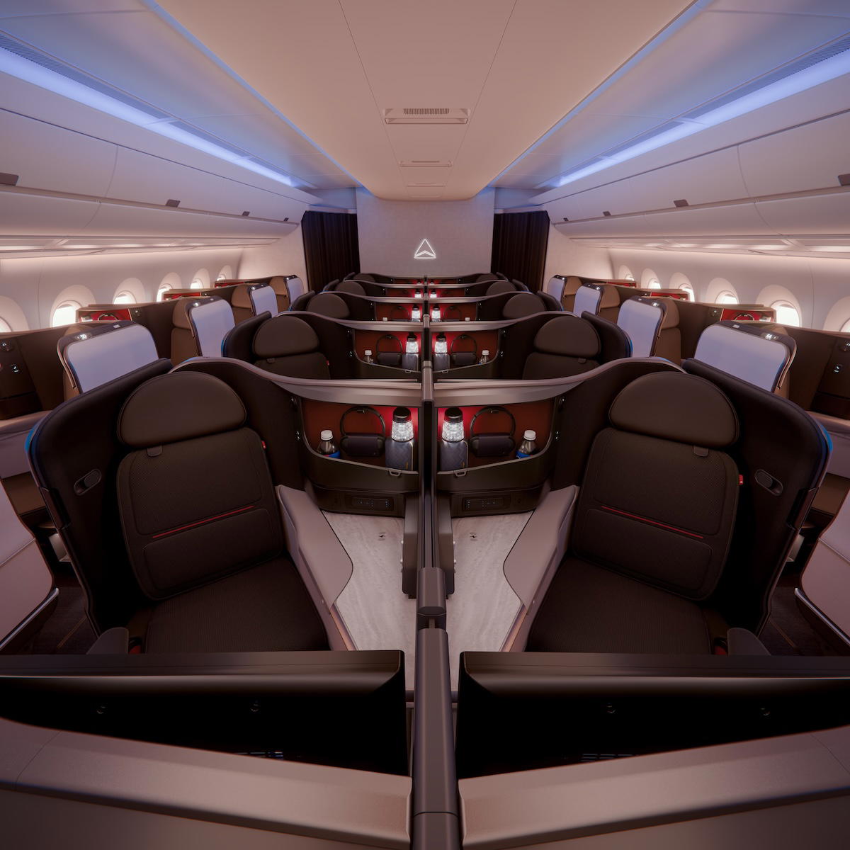 Unveiled: New Delta One Business Class Suites For Airbus A350-1000 ...